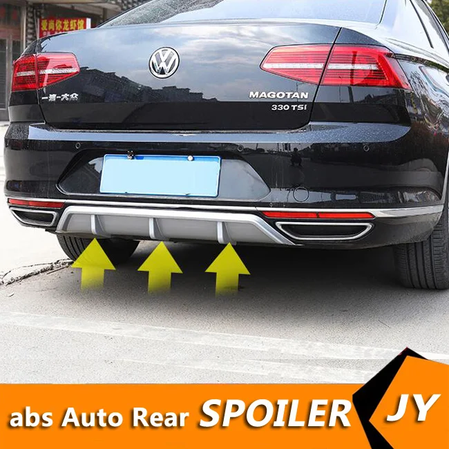 For Passat b8 ABS Rear Bumper Diffuser Bumpers Protector For 2017 2019 ...