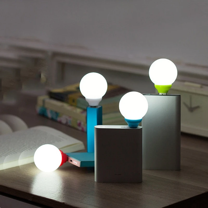 Creative mini USB bubble lights A247 pluggable charging treasure amount ...