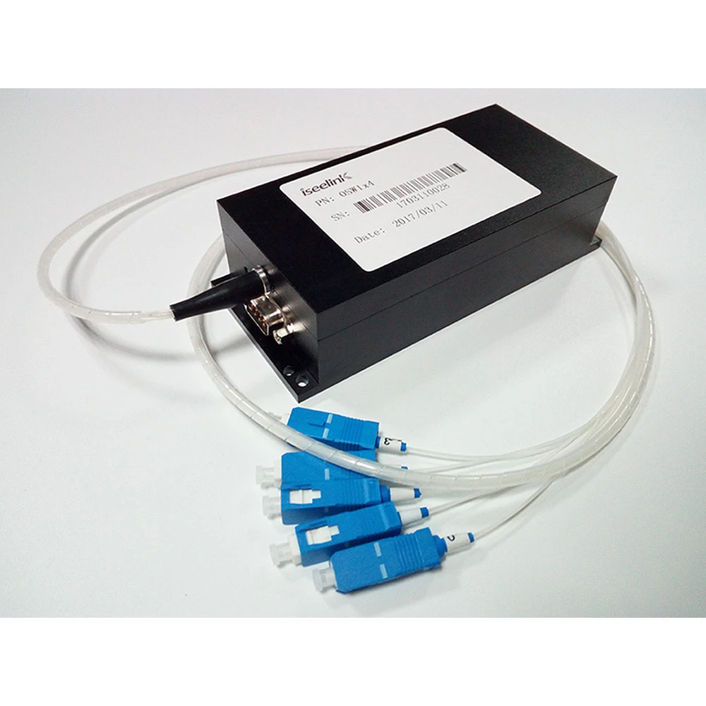 Fiber Optic switch FSW OSW 1x4 1x8 1x16 1x32 1x64 high speed switch for fiber transmission ...