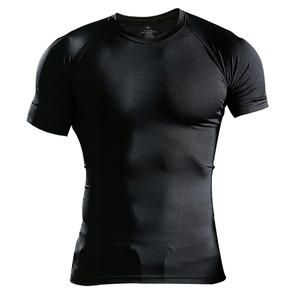 Muscle Alive Men's Bodybuilding Tight Tee Shirt Fitness Workout ...