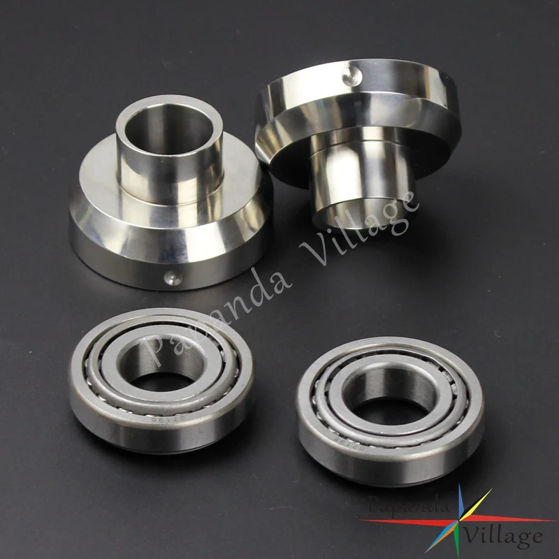 Chrome-Motorcycle-Raked-3-Degree-Fork-Neck-Cup-Kits-for-Harley-Chopper ...