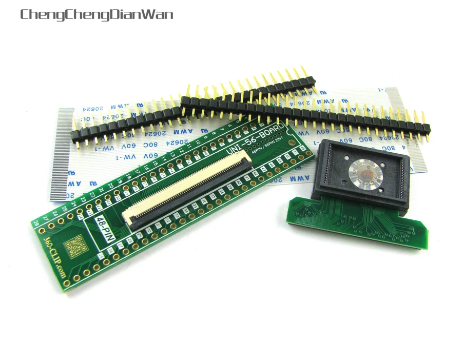 ChengChengDianWan-clip-TSOP-NAND-Flash-Chip-para-ps3-progskeet-48-Pines ...