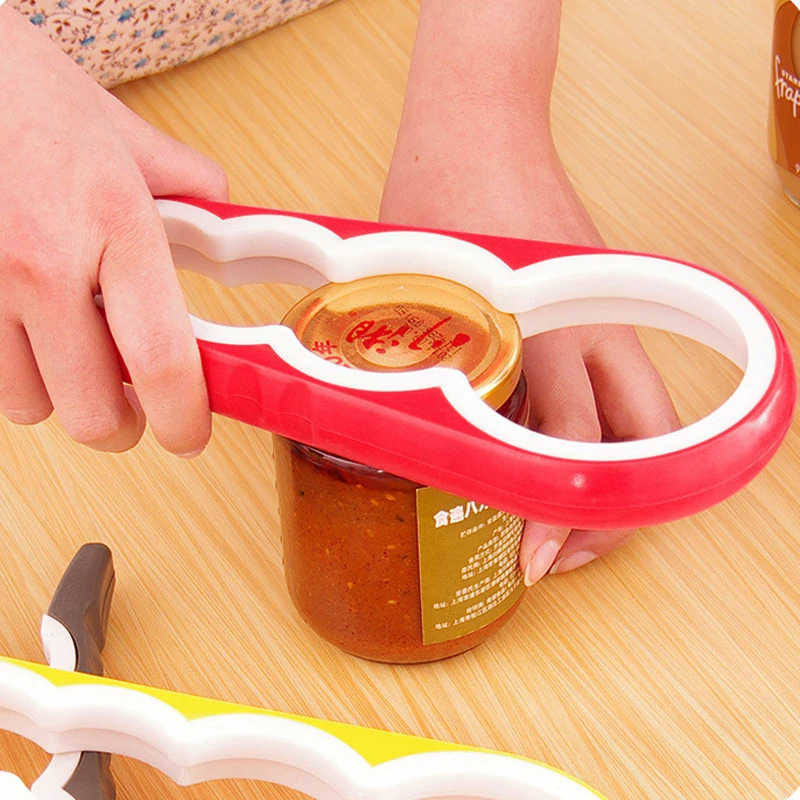 4 in 1 Handy Anti slip Can Lid Screw Opener Kitchen Twist Tool Gadgets ...