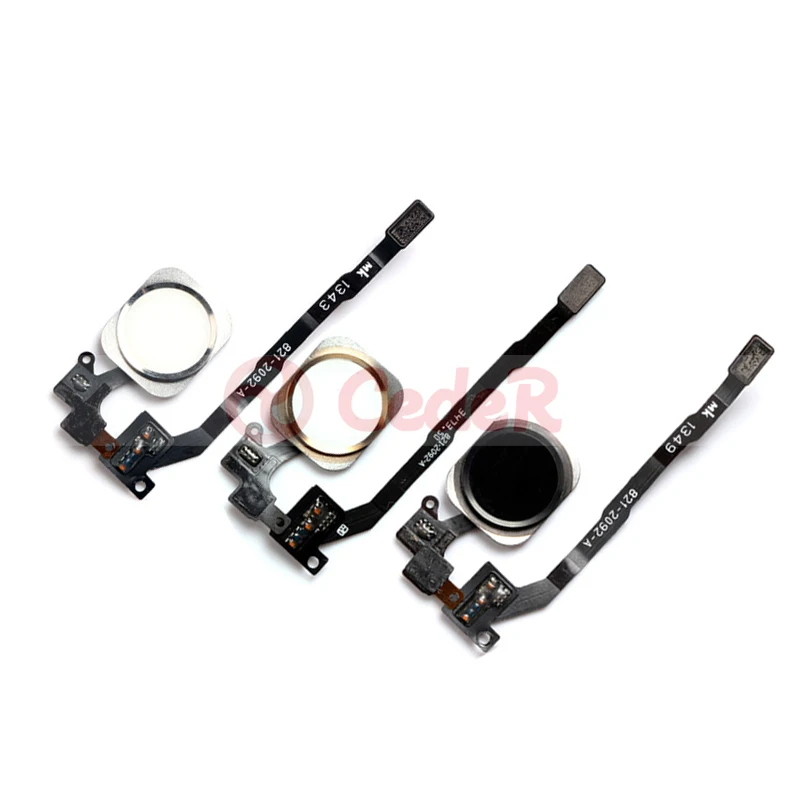 10 Pcs/Lot For iPhone 5S A1528 A1530 A1533 Home Button & Fingerprint ...