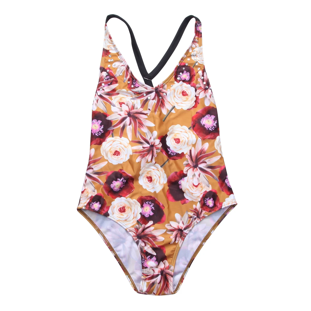 2018 New Women One Piece Swimsuit Sexy Ladies Floral Print Swimwear