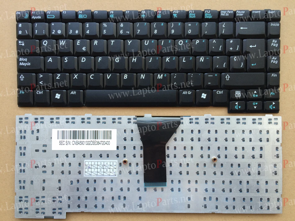 SP Spanish Keyboard For Samsung P28 P29 Laptop Keyboard SP layout ...
