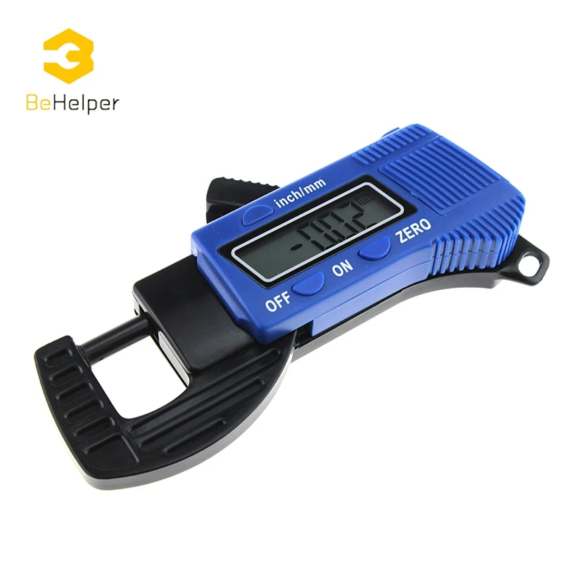 BeHelper 12.7mm/0.5" Digital Paint Coating Thickness Gauge Carbon Fiber ...