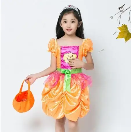 2015 halloween kids girls fancy dress cosplay costume children costume ...