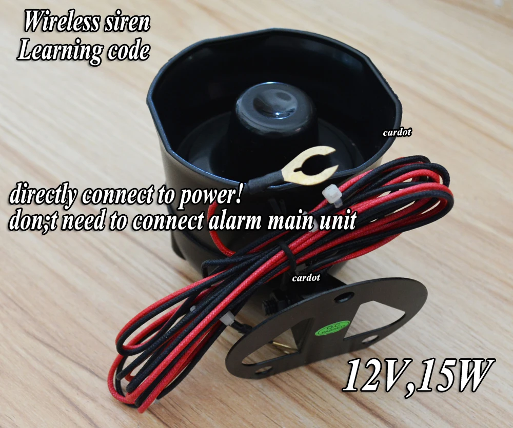 universal easy installation without cutting any wires DIY car alarm ...