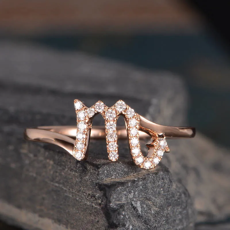 M Name Gold Ring 2025 www.alhudapk