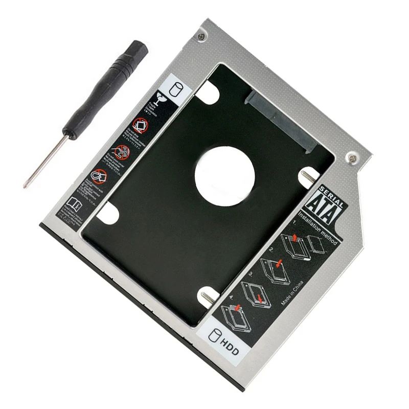 universal SATA 2nd HDD SSD Hard disk drive caddy Adapter Bay for ASUS ...