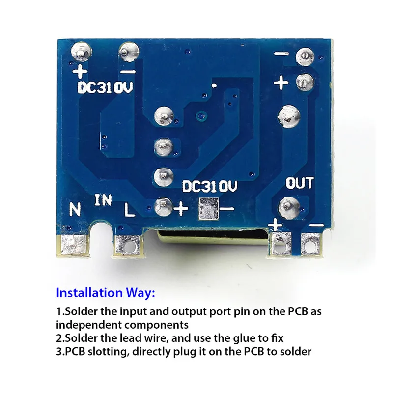 For Arduino Power Supply Module AC-DC 3.3V 5V 12V 600mA 3W Isolated ...