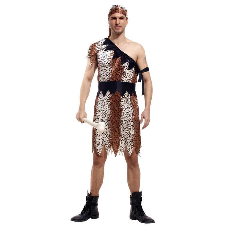 Fantasia Halloween Primitive Mann Kostüme Flintstones Cosplay Karneval ...