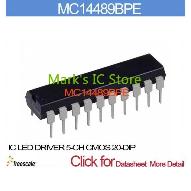 Mc14489bpe IC LED DRIVER 5 CH CMOS 20 DIP MC14489B 14489 MC1448 14489B ...
