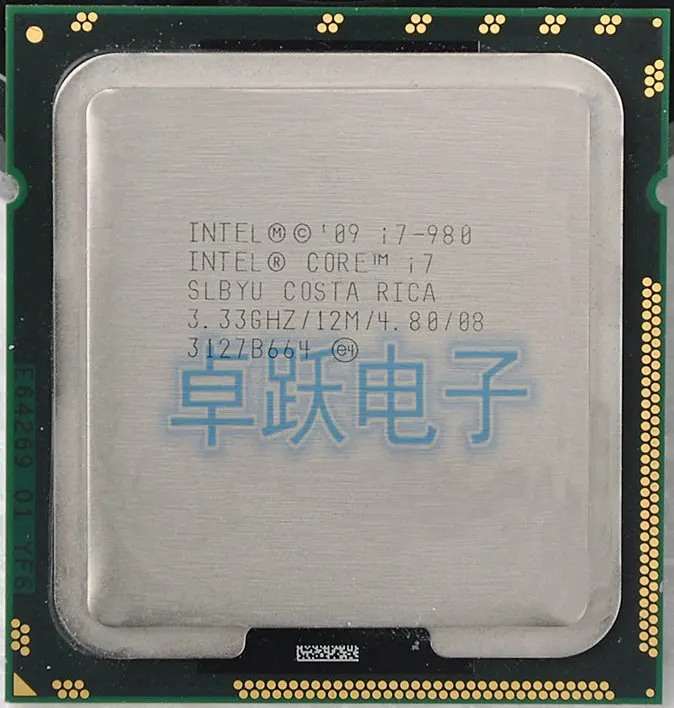 Intel I7-980 I7 980 I7-980 Cpu Processor 3.33 Ghz 32nm Six-core 130w ...