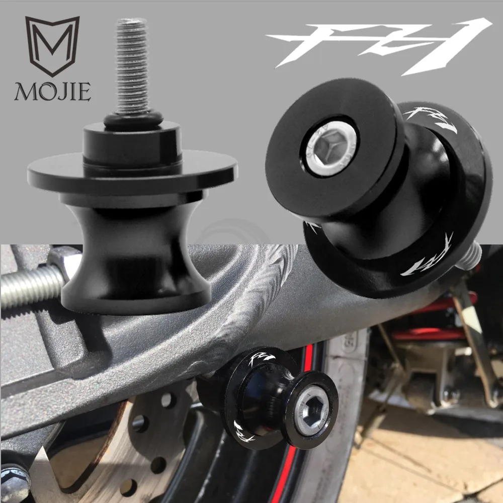 6mm Motorcycle Swingarm Sliders Spools For Yamaha FZ1 FZ 1 FZ 1 (FZS10 ...