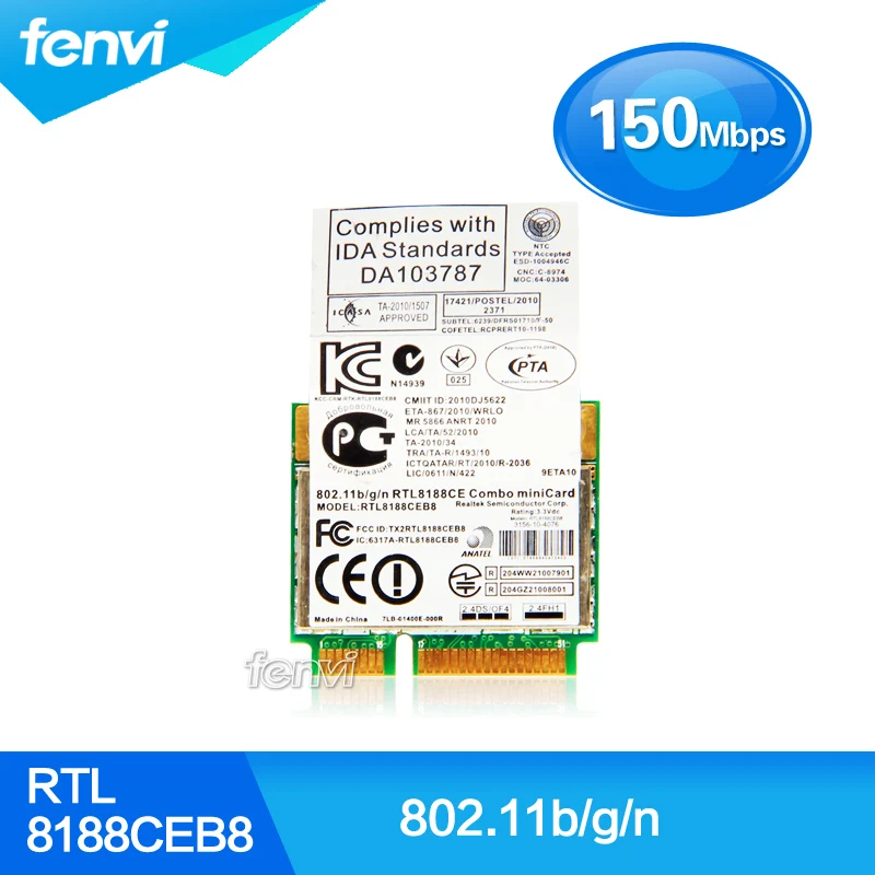 Realtek Rtl8723be 80211bgn Wifi Bluetooth Card Laptop