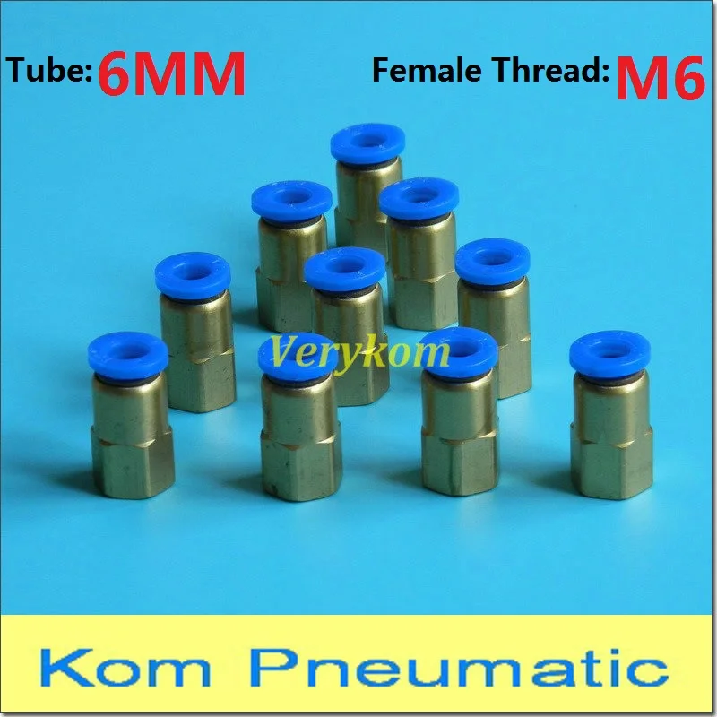 10X-Free-Shipping-APCF-PCF-6mm-M6-Pneumatic-6MM-Tube-Push-In-M6-Thread ...