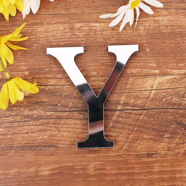 Mirrored Alphabet Letters Freestanding