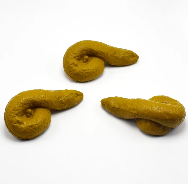 24pcs/lot Novelty Lifelike Plastic Fly Realistic Fake Rubber Poop Shit ...