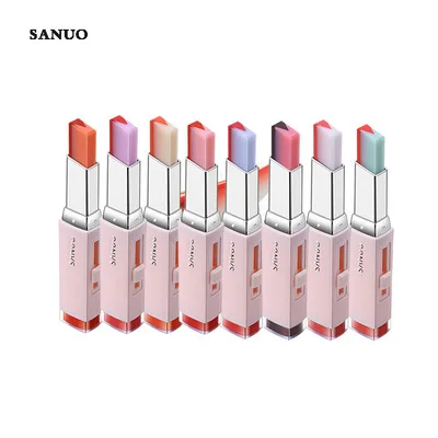 SANUO lip gloss labial maquillaje color degradado estilo coreano dos ...