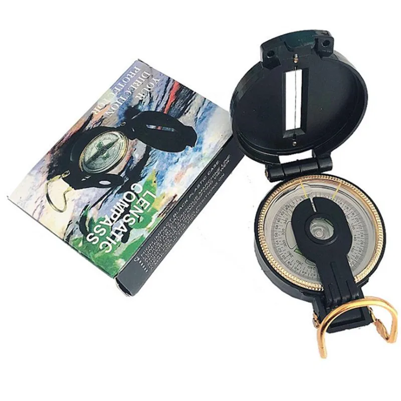 Portable Outdoor Compass Lightweight ABS Plastic Compass Climbing ...