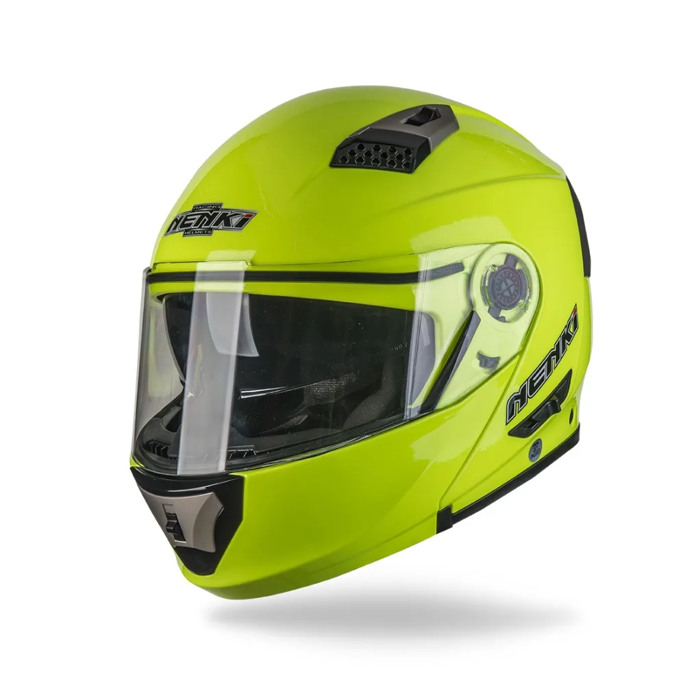 NENKI Motorbike Motorcycle Moped Scooter Flip Up Modular Crash Helmets ...