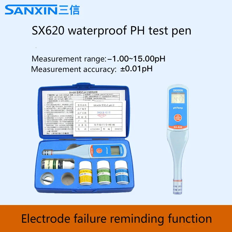 Shanghai Sanxin Sx620 Pen Type Ph Acidity Meter And Matching Electrode - Ph Meters - AliExpress