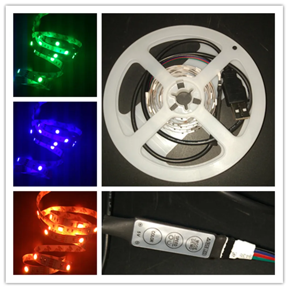 YIYANG USB Highlight LED Strip Light Christams 5V Lighting for HDTV TV ...