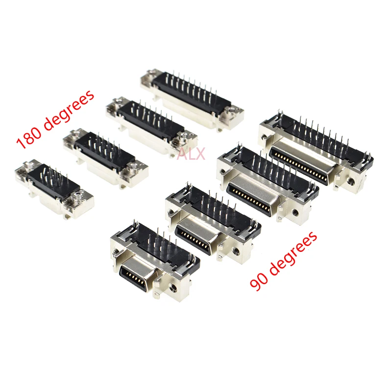 2pcs MDR Servo driver SCSI Connector HPCN Slot Type 14/20/26/36/50 pin ...