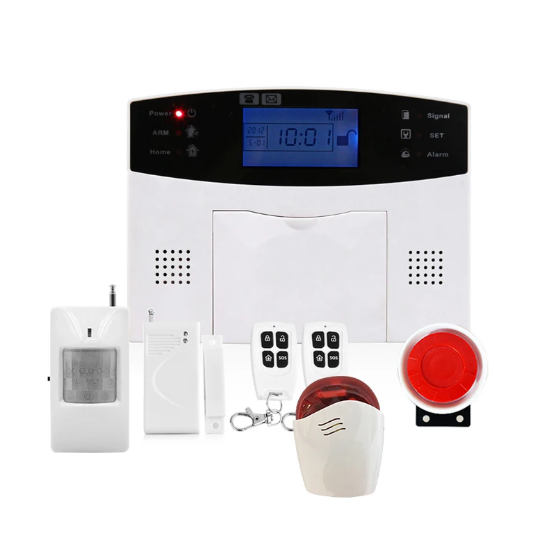 Gsm Security Alarm System Smart Home Gsm Burglar Alarm System With Pir ...