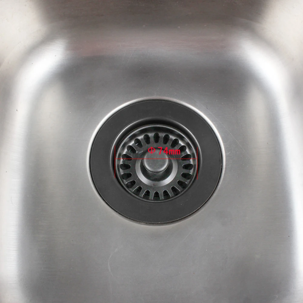 Talea Rubber Sink strainer Plug Kitchen Sink Drain Double Mesh Stopper ...