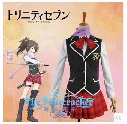 Trinity-Seven-uniforme-escolar-Cosplay-Traje-Kazama-Revi-Kasuga-Arata ...