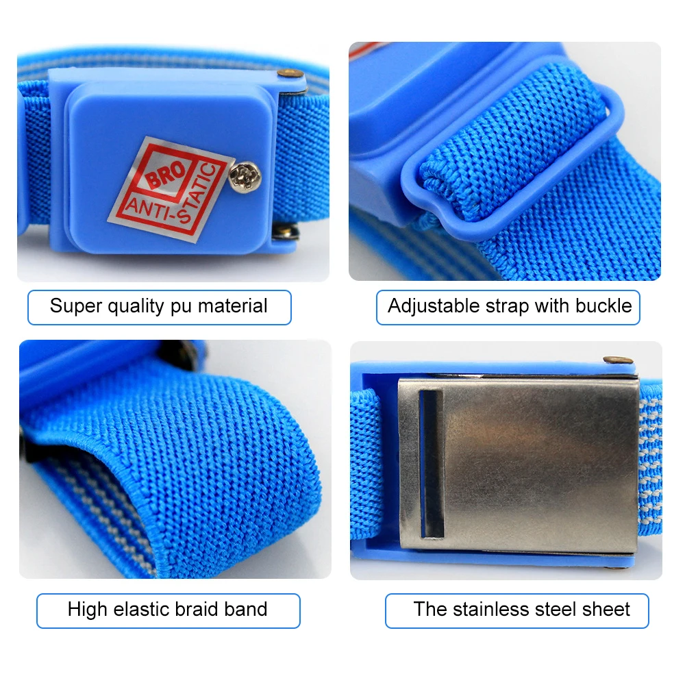 Wireless Anti-Static Wrist Strap Band ESD Discharge AntiStatic Wrist ...