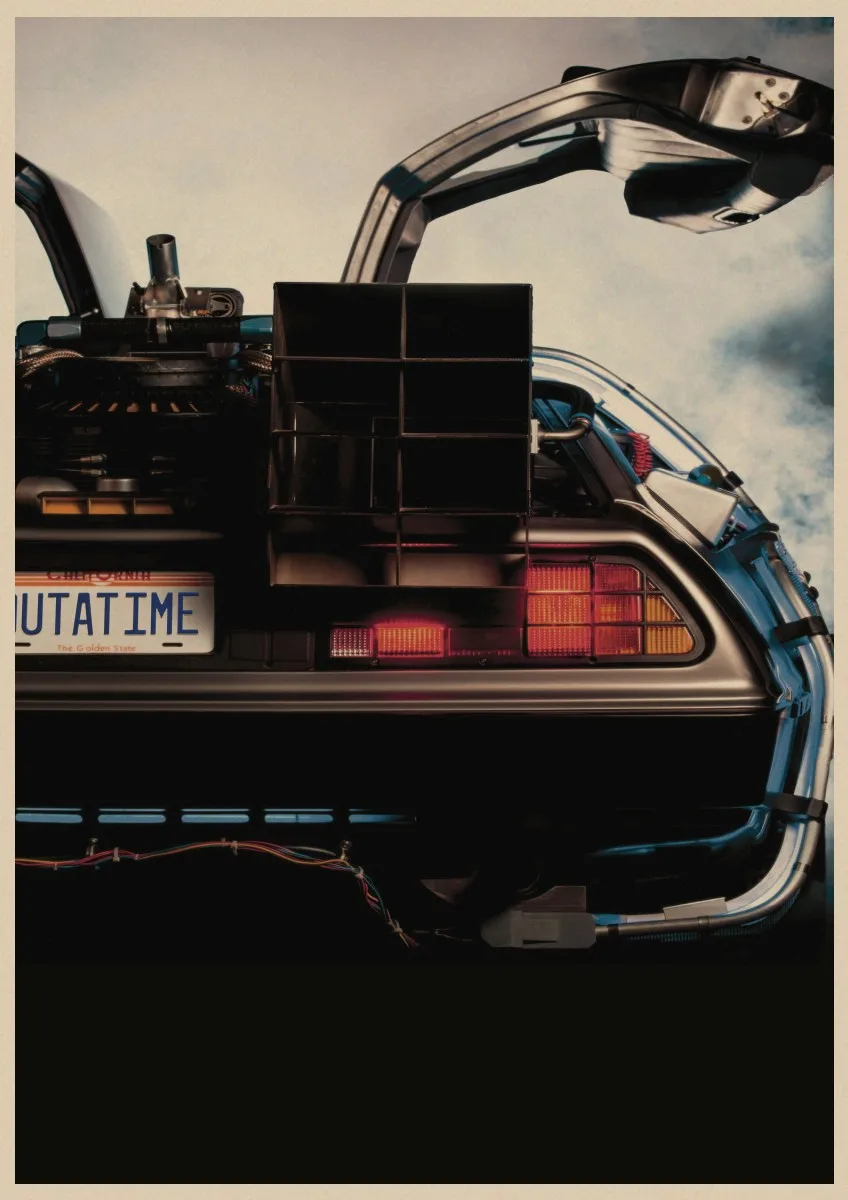 Back to The Future Posters Sci-fi Propaganda Retro Kraft Film Poster ...