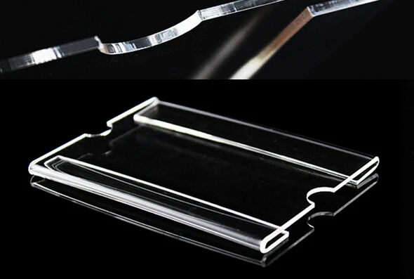 10*4cm rectangle acrylic label sign tag price frame display shelf wall ...