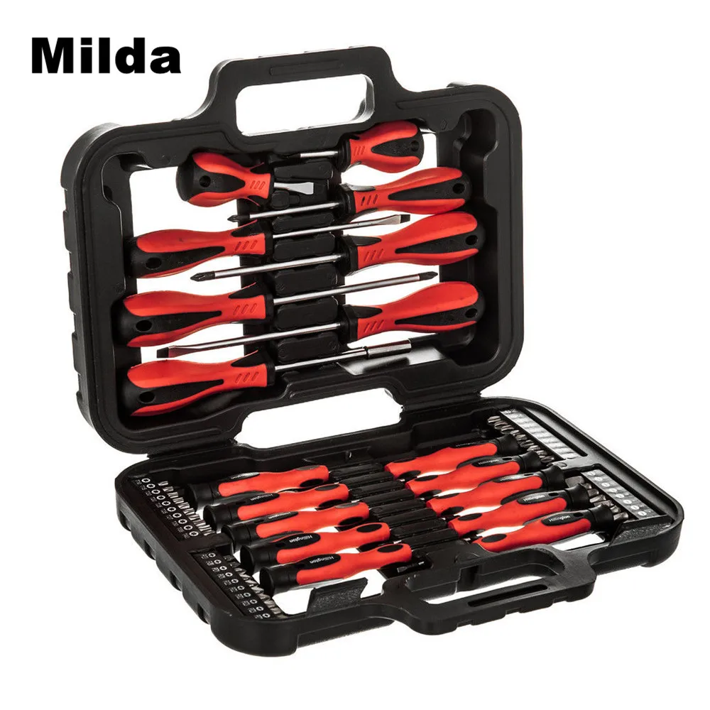 Aliexpress.com : Buy Milda 58pcs Screwdrivers Set Home Toolbox ...