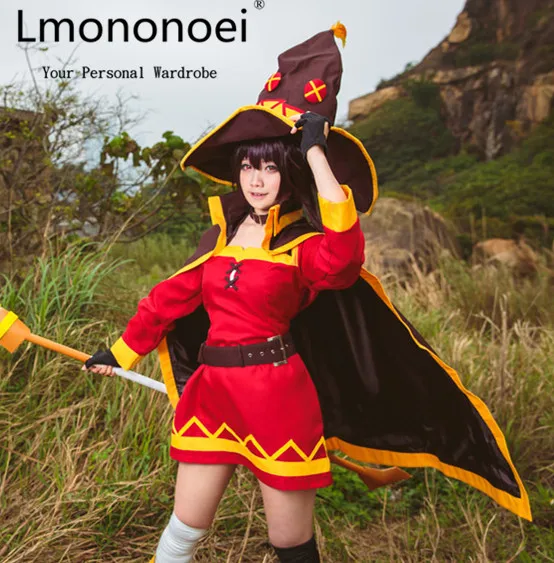 Lmononoei Disfraz de KonoSuba Megumin, Cosplay, cualquier tamaño ...