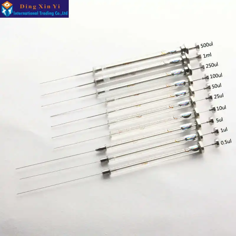 10ul Gas chromatographic injector GC micro syringe with cone tip ...