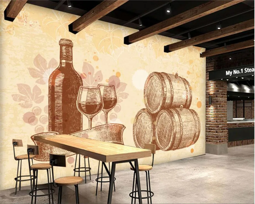 Wine Room Mural Wall