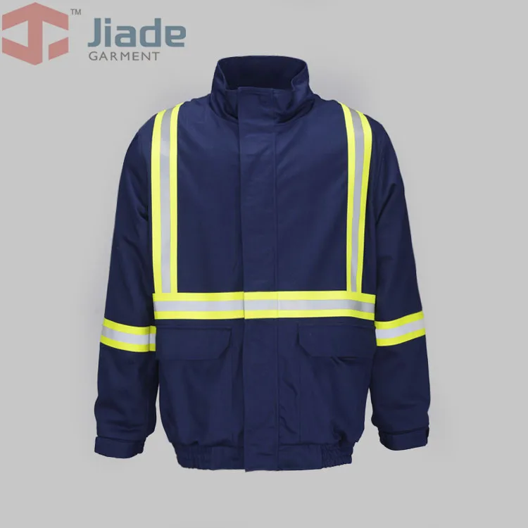 Jiade Men's Snag Resistant Reflective Jacket Flame Resistant Jacket ...