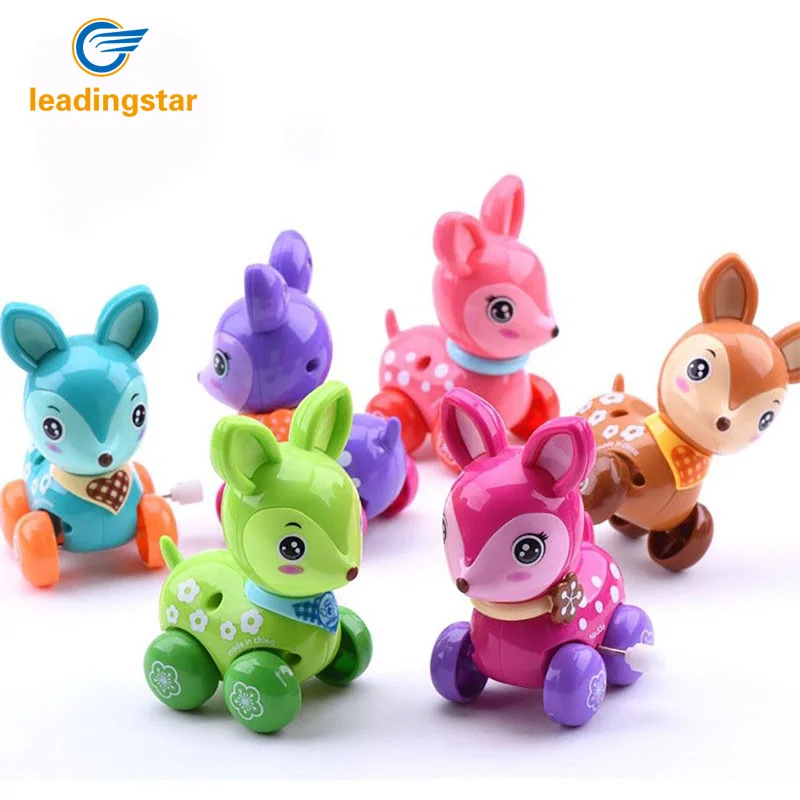 LeadingStar 12Pcs wind up toy funny baby Zoo, Baby deer design Running ...