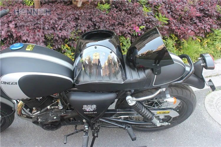 Carenado para faros de motocicleta Cafe racer, cristales de carenado ...