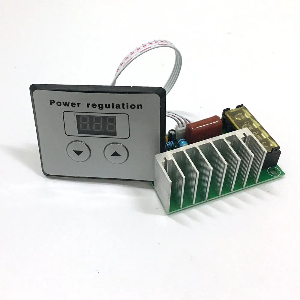 Led Display Ac 220v 4000w Scr Voltage Regulator Control Light Dimming ...