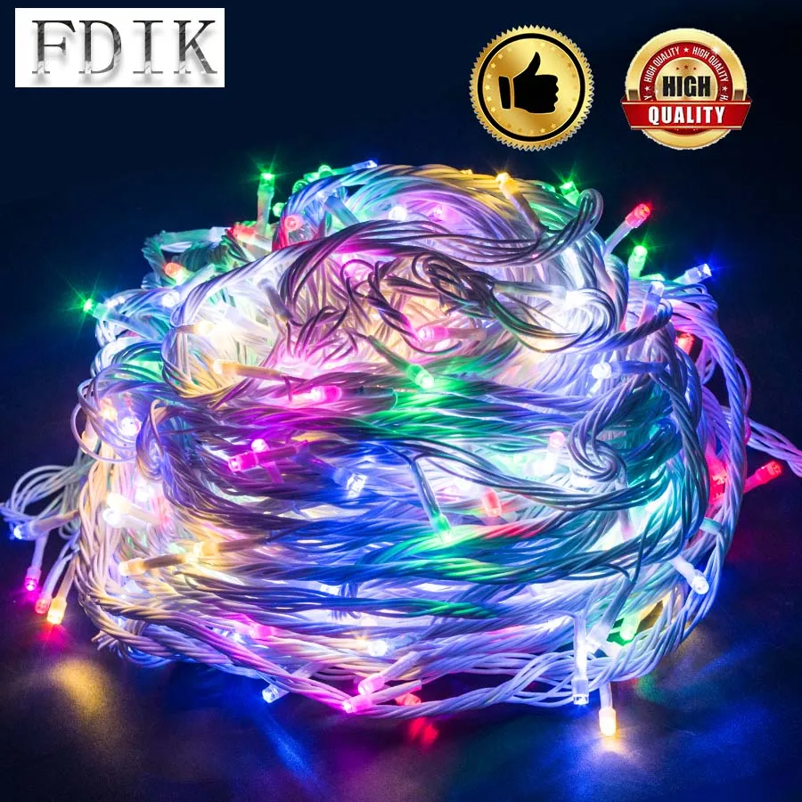 Holiday LED String Lights 50M 480LEDs Multi color Outdoor Garden ...