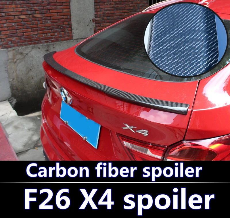 For BMW F26 X4 Spoiler 2015 2018 F26 X4 alta calidad ABS Material Car ...