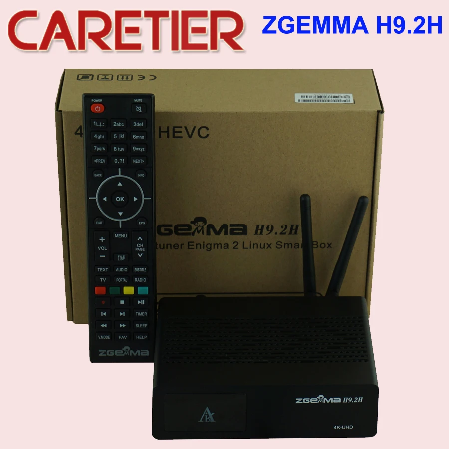 1PC Original ZGEMMA H9.2H Satellite receiver bulit in WIFI Linux OS Dual Core 4K UHD Set Top Box ...