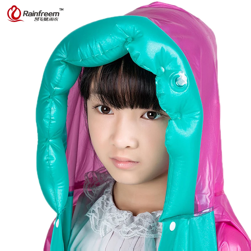 Rainfreem Impermeable Children's Raincoat Plastic Transparent Rain Coat ...