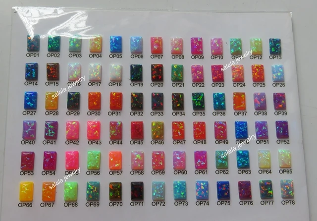 Different Opal Chart