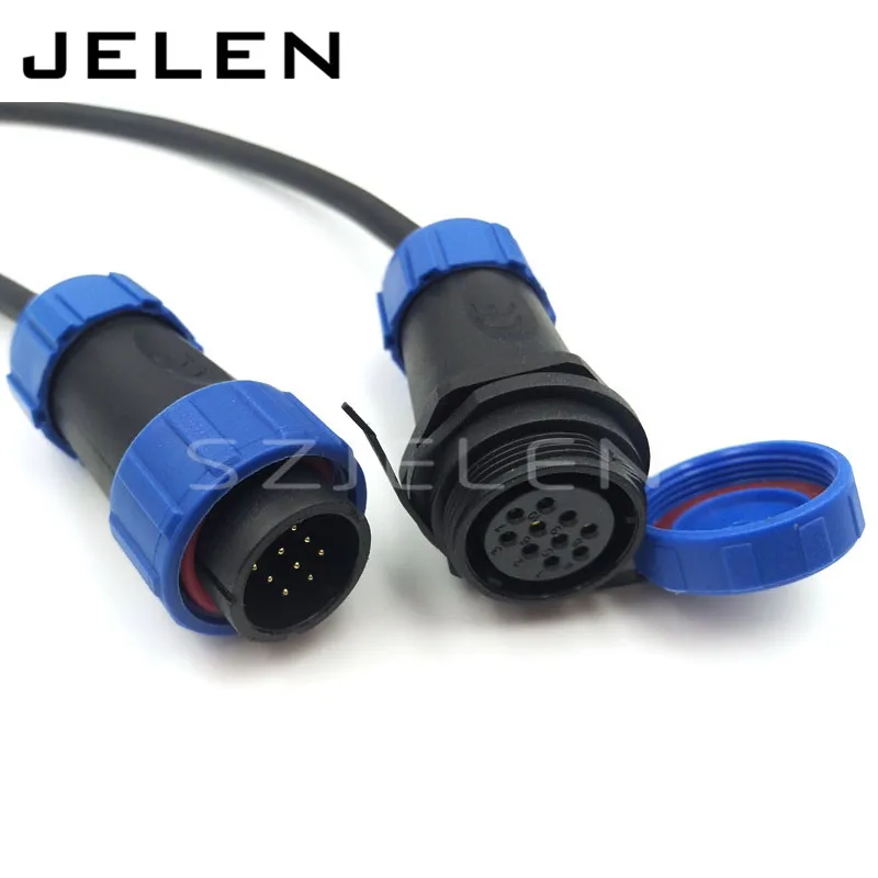 SP2110, IP6810 pin Cable Waterproof connector plug and socket, led ...